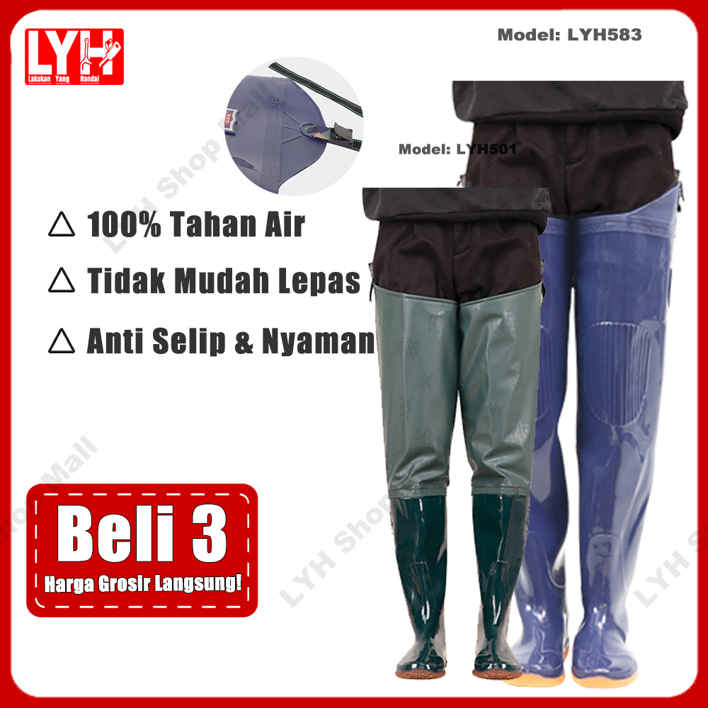 Jual Sepatu Bot Sawah 80cm Panjang – Celana Bot Karet Tanpa Sambungan ...