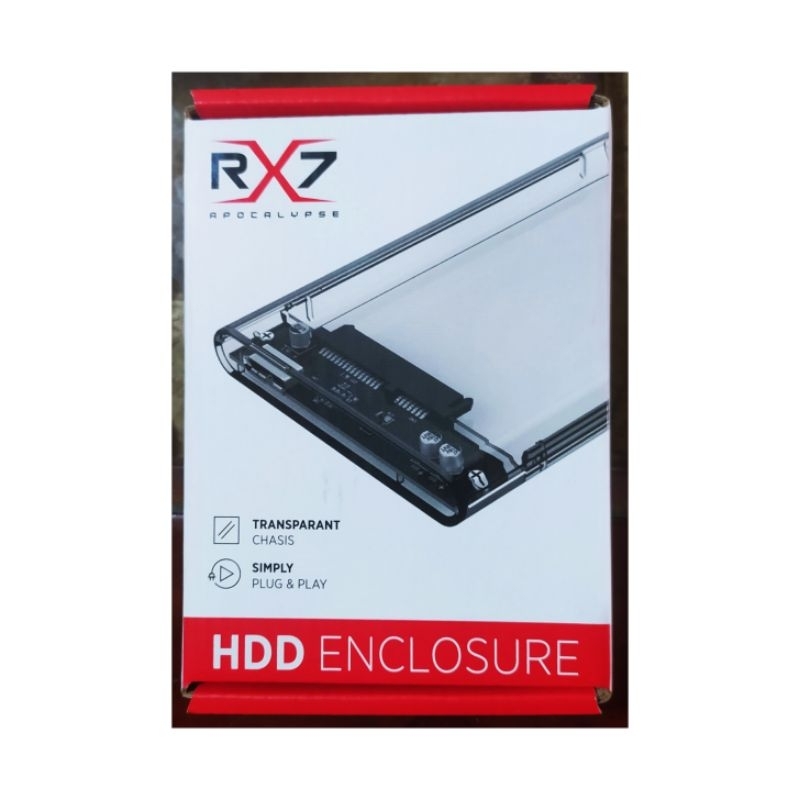 Jual Enclosure HDD / ssd 2.5" USB 3.0 external case RX7 | Shopee Indonesia