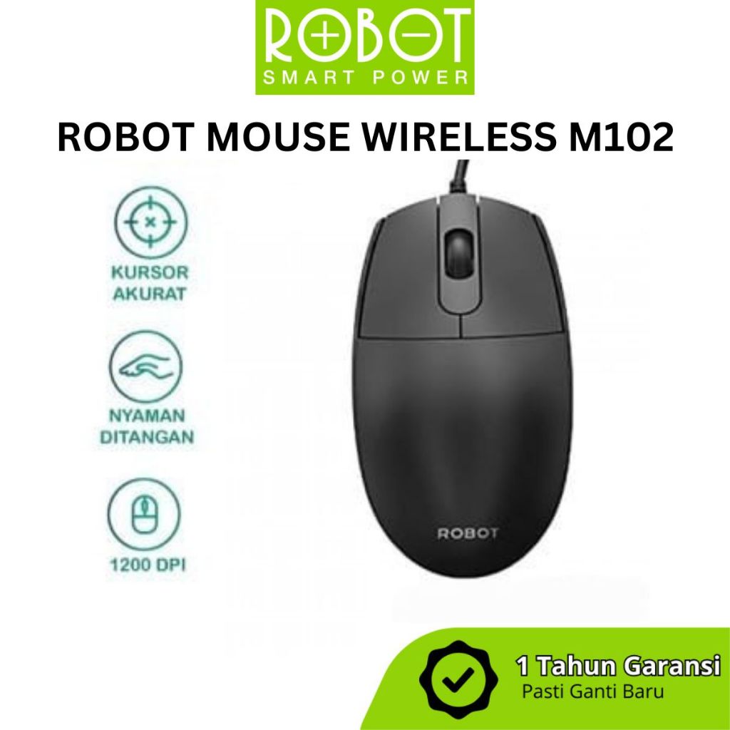 Jual ROBOT Mouse Wired M102 1200 DPI | Shopee Indonesia