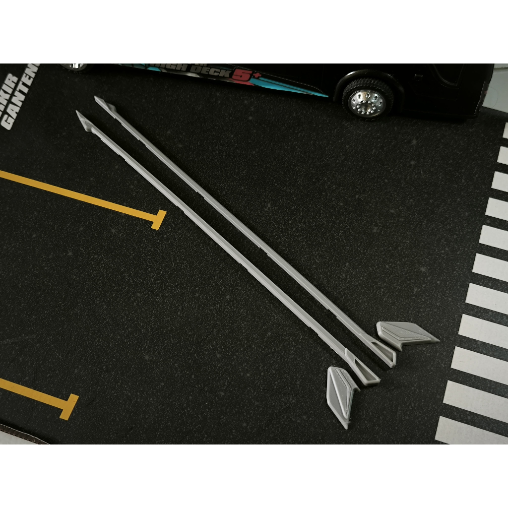 Jual Selendang & Geprek Jetbus 3 Miniatur Bus Basuri RKC Abu-Abu ...