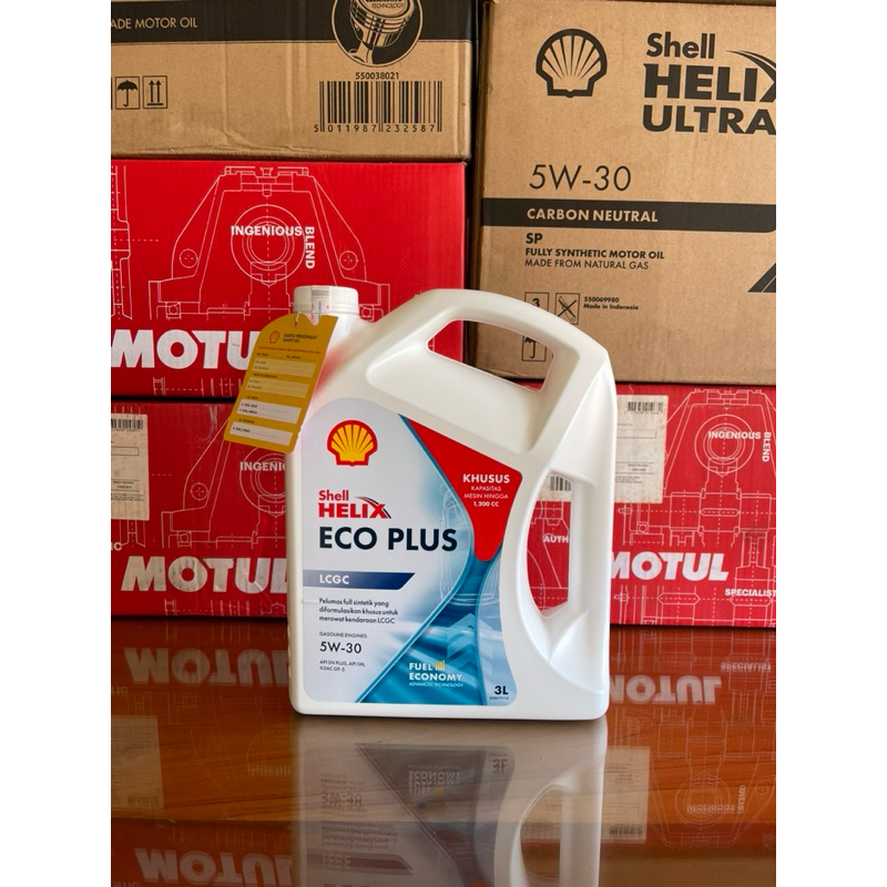 Jual Oli Mesin Shell Helix Eco Plus SAE 5W-30 (3L) Ori Garansi 100% ...