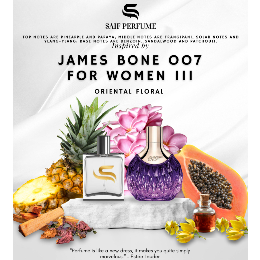 Jual PARFUM JAMES BONE 007 FOR WOMEN III INSPIRED BY SAIF PARFUM ...