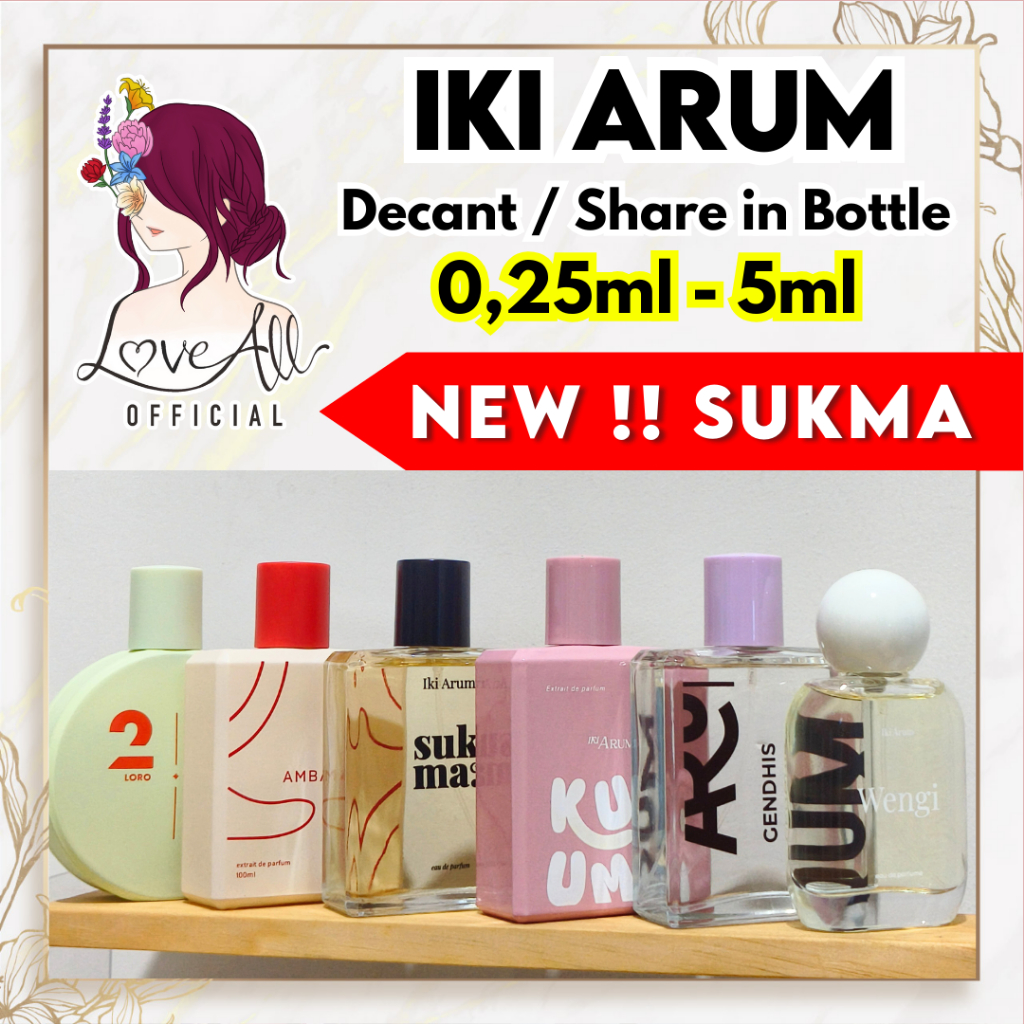 Jual IKI ARUM 0,25ml - 5ml ALL VARIANT ️ Decant Share in Bottle Tester ...