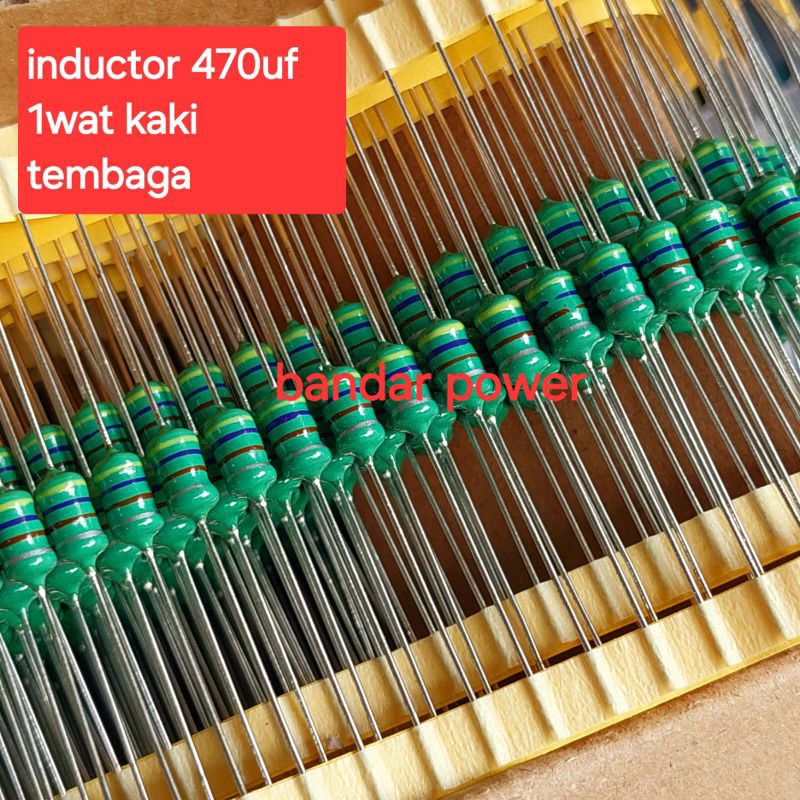 Jual INDUKTOR 470UH 1WATT | Shopee Indonesia