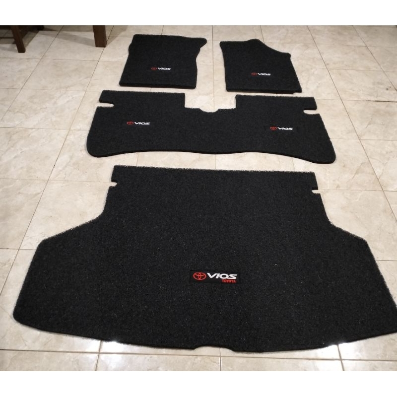 Jual Karpet VIOS Ful set Bagasi (Bordir) | Shopee Indonesia