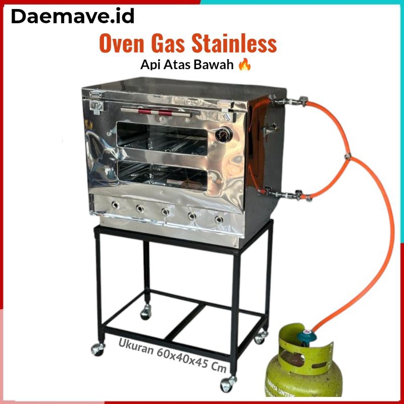Jual Oven Gas/Oven Api Atas Bawah/ Bahan Stainles/Oven gas Ukuran ...