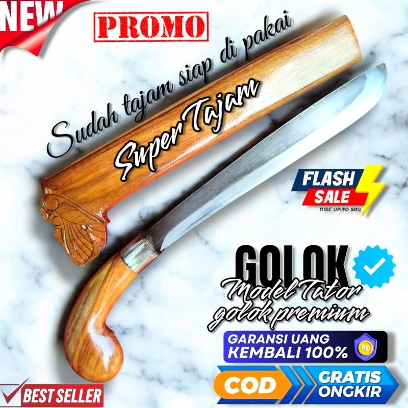 Jual GOLOK EBUN TAHAN BANTING MODEL TATOR GOLOK EKONOMIS TAHAN LAMA ...