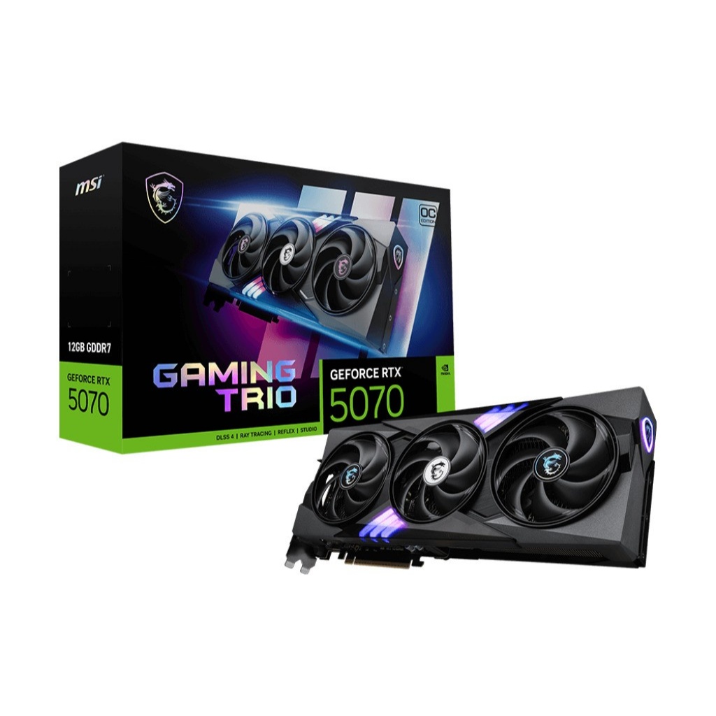 Jual MSI VGA Card GeForce RTX 5070 12GB GAMING TRIO OC Edition GDDR7 ...