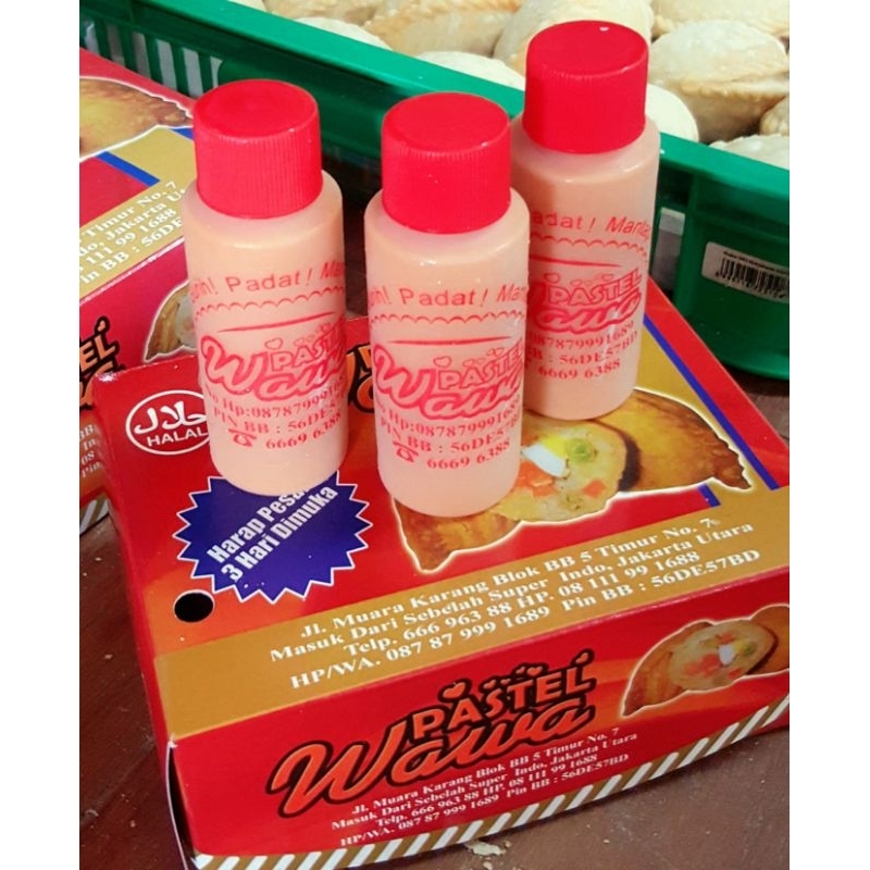Jual Sambal Kacang khas Pastel WAWA 60ml | HARUS DISERTAI PEMBELIAN ...