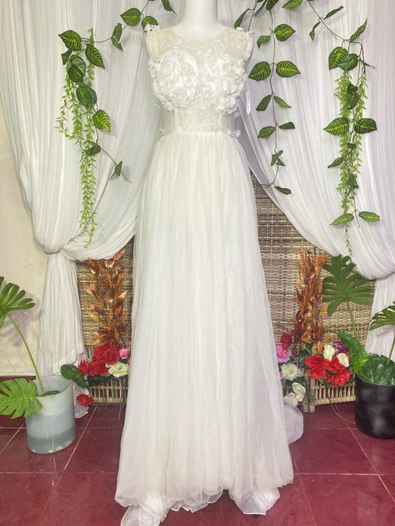 Jual Dress Motif Bunga Preloved (baca deskripsi) | Shopee Indonesia