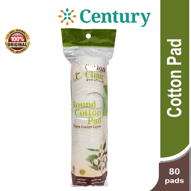 Jual COTTON CLINIC ROUND COTTON PAD ISI 80 LEMBAR / KAPAS WAJAH / ALAT ...