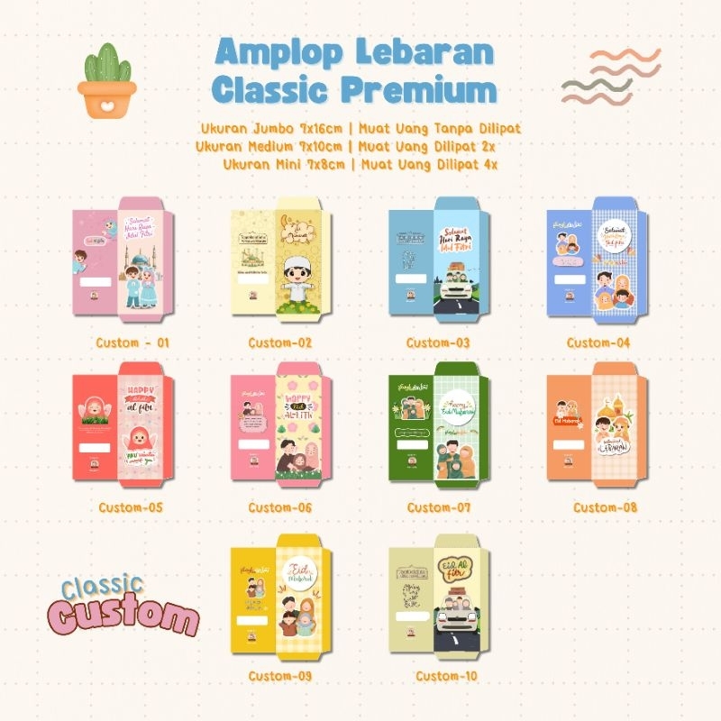 Jual Amplop Lebaran Custom Desain MURAH MERIAH – Bahan Premium, Unik ...