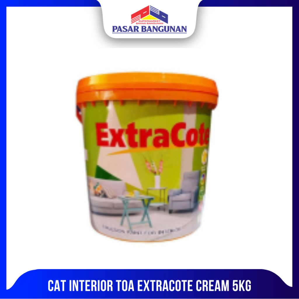 Jual CAT INTERIOR TOA EXTRACOTE CREAM 5KG | Shopee Indonesia