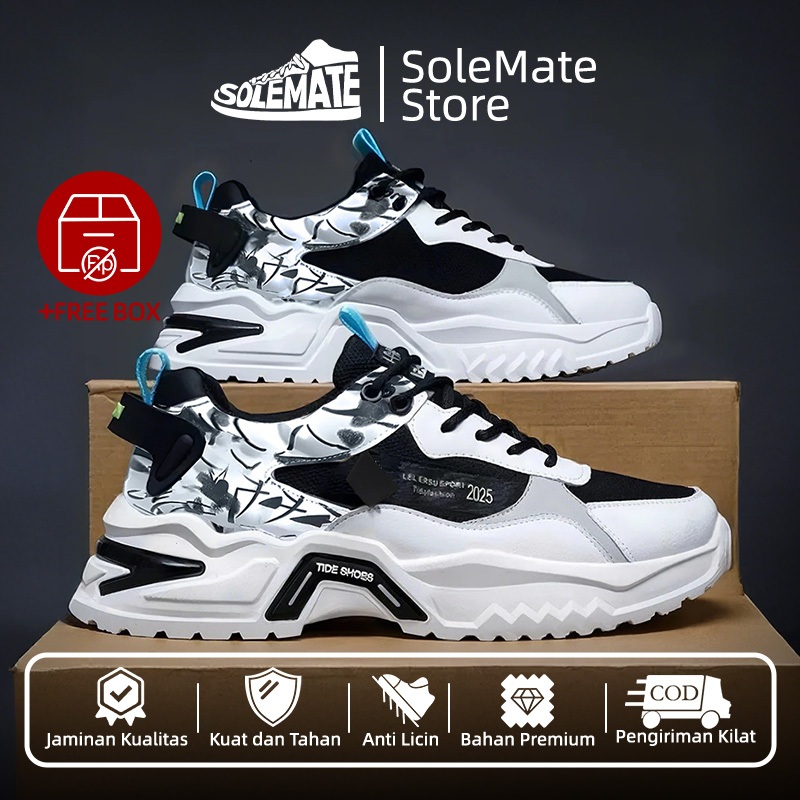 Jual {COD&READY} SOLEMATE Sepatu Sneakers Pria Model Terbaru Sepatu ...