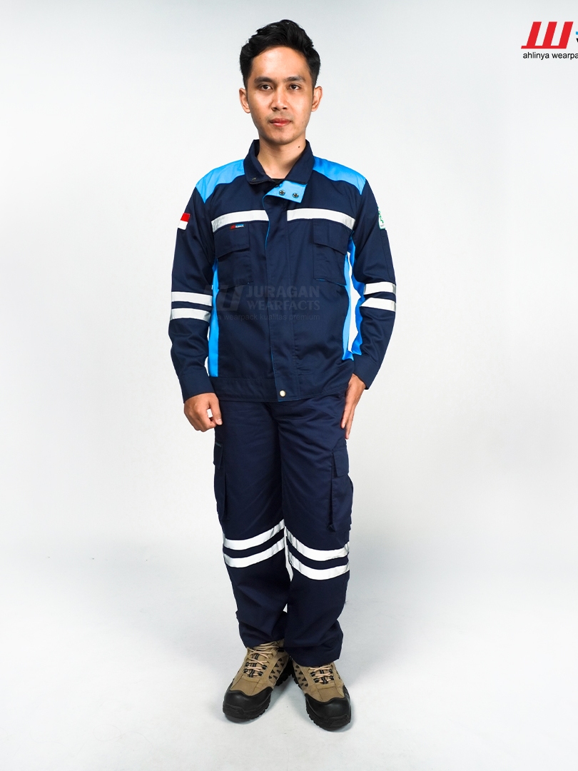 Jual Juragan Wearfacts - Wearpack Safety Setelan Atasan Warna Biru ...