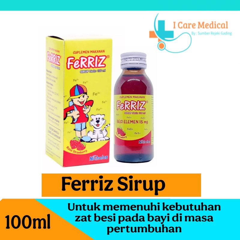 Jual Ferriz Sirup 100 ML - Untuk memenuhi kebutuhan zat besi pada anak ...