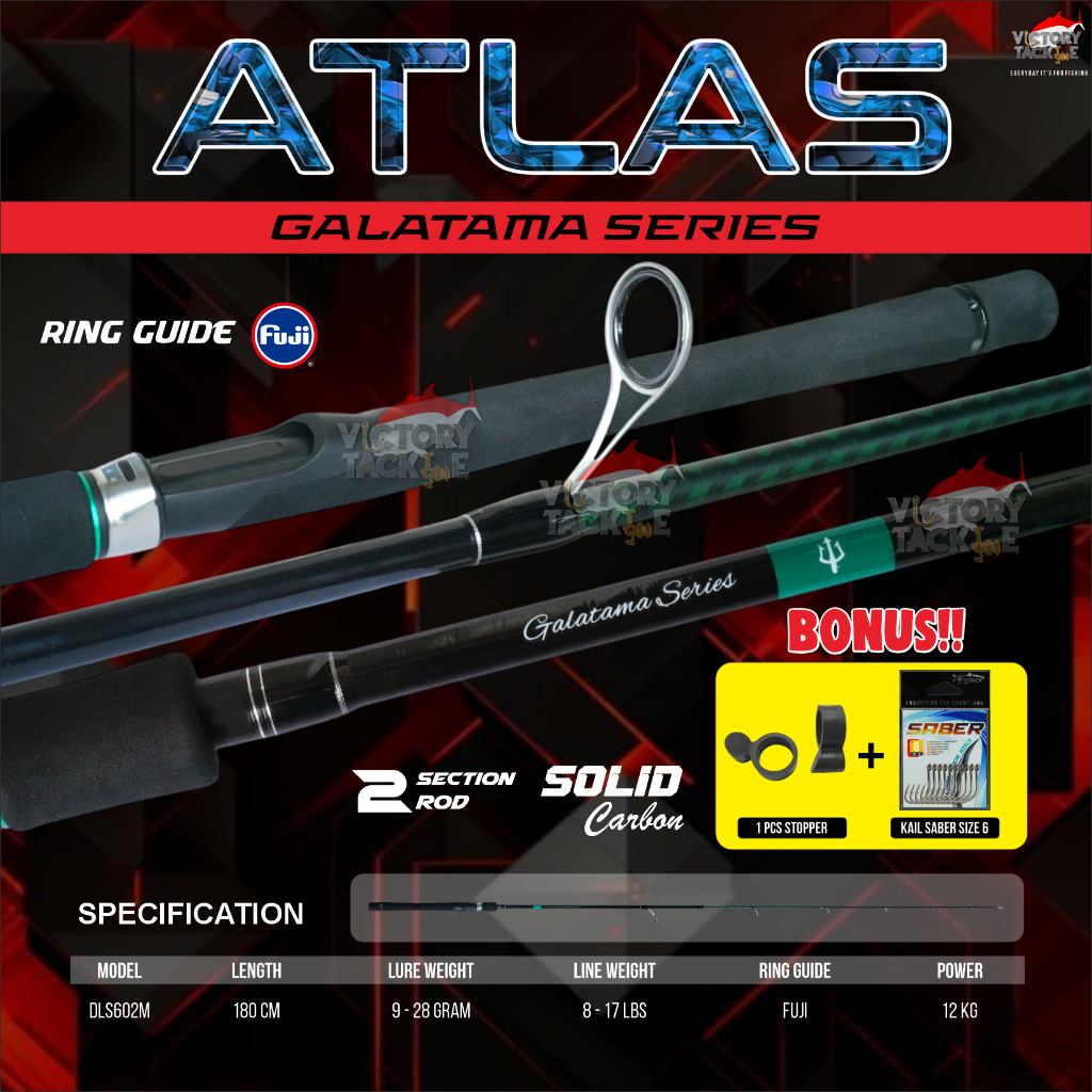 Jual JORAN PANCING ATLAS GALATAMA SERIES PANJANG 180 SOLID CARBON FUJI ...