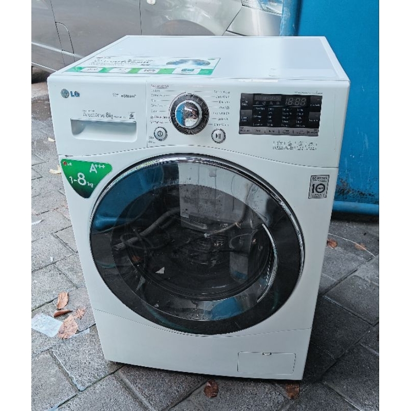 Jual mesin cuci front loading bukaan depan LG Samsung inverter | Shopee ...