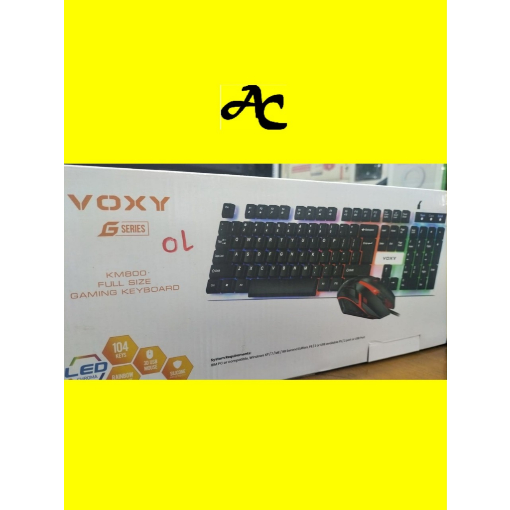 Jual FULL SIZE GAMING KEYBOARD ASTRO +PLUS KM800 VOXY G SERIES (AMORA COMPUTER) | Shopee Indonesia