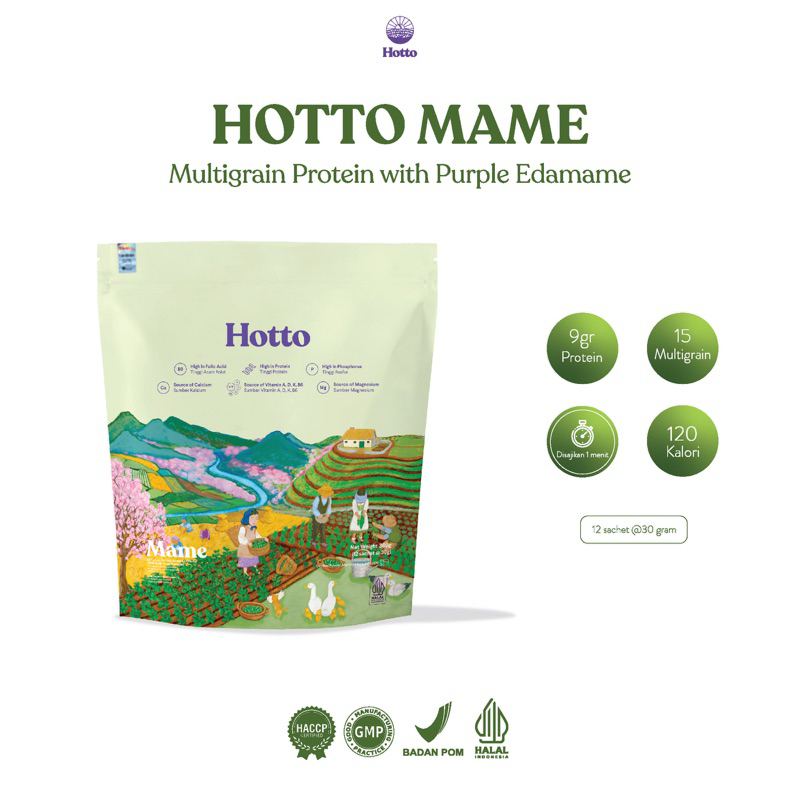 Jual HOTTO MAME tambahan protein harian alami | Shopee Indonesia