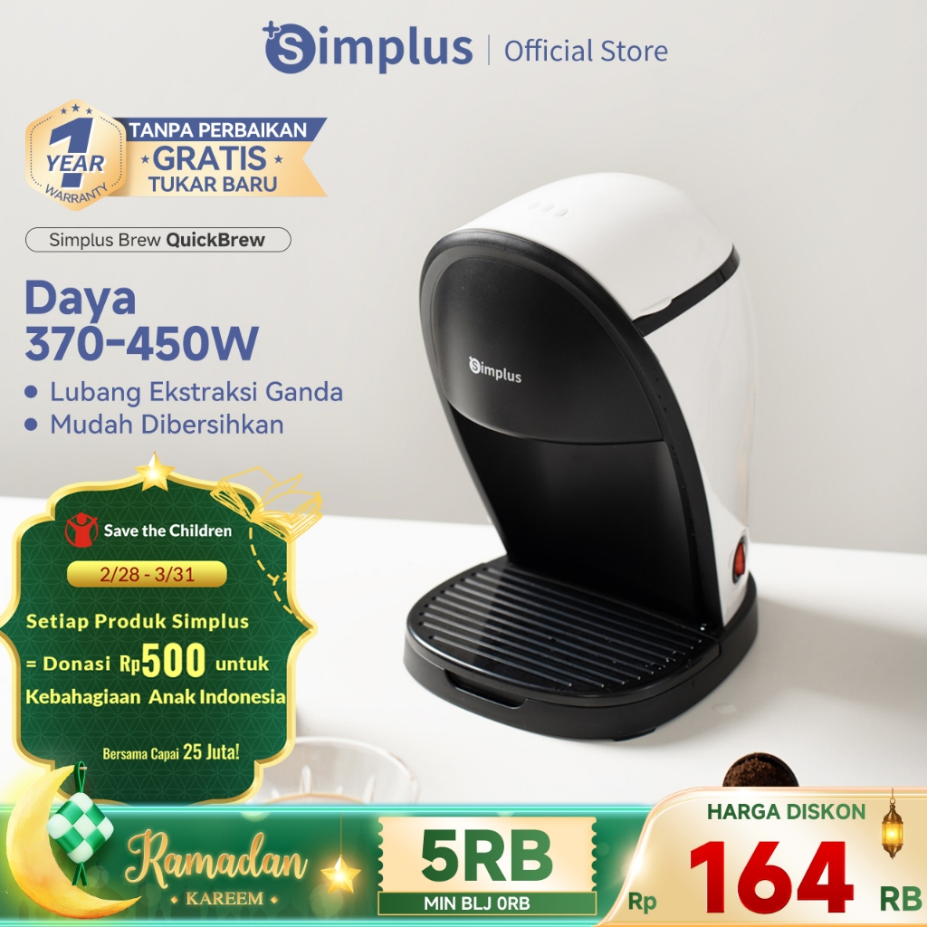 Jual Simplus Coffee Maker Mesin Kopi 250ml Multifungsi Mesin Pembuat ...
