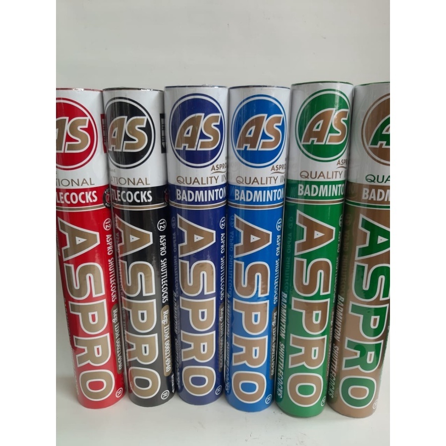 Jual ASPRO Kok Badminton Shuttlecock Warna Biru Muda & Orange | Shopee ...