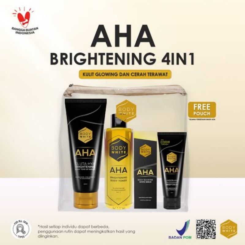 Jual PAKET PENCERAH 4in1 AHA BRIGHTENING ORIGINAL BPOM | Shopee Indonesia