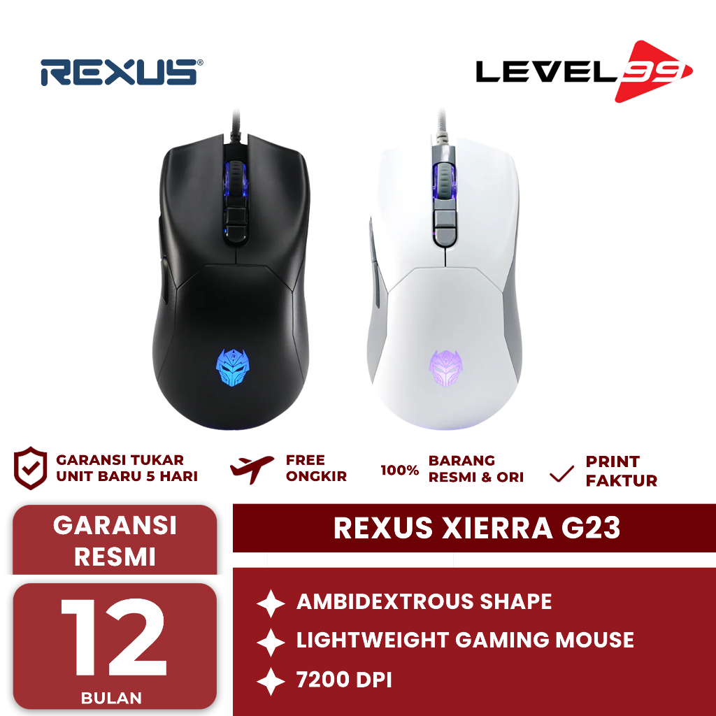 Jual Rexus Gaming Mouse Xierra G23 | Shopee Indonesia