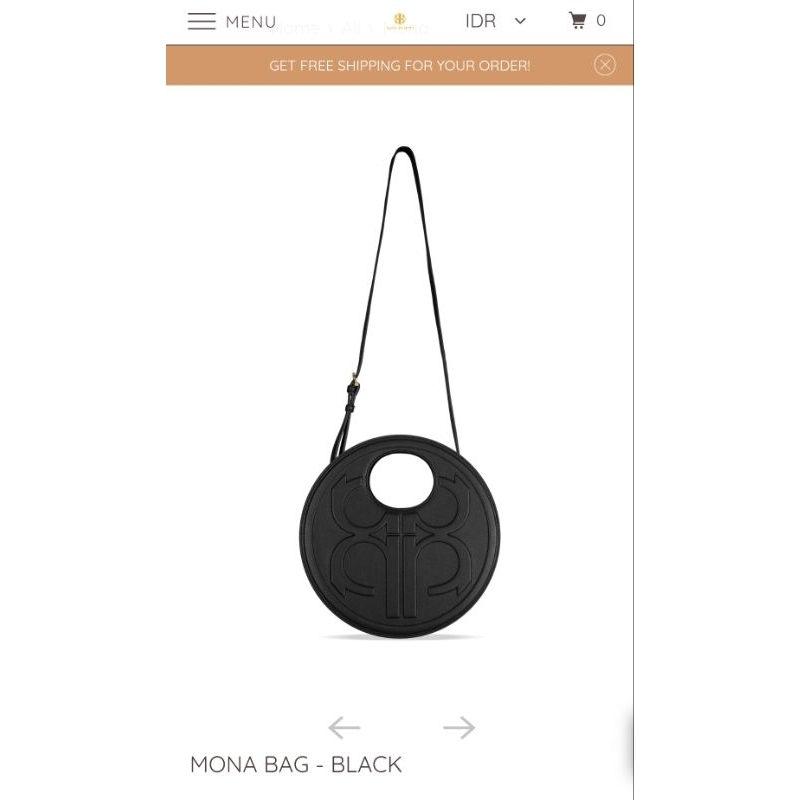Jual Mona Bag - Black | Shopee Indonesia