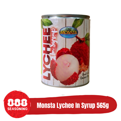 Jual MONSTA LYCHEE KALENG (Leci Syrup) 567g | Shopee Indonesia