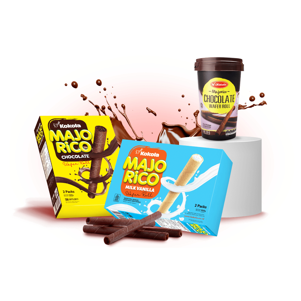 Jual [SR] MAJORICO WAFER ROLL 100 GRAM CHOCOLATE // VANILA // COCOK ...