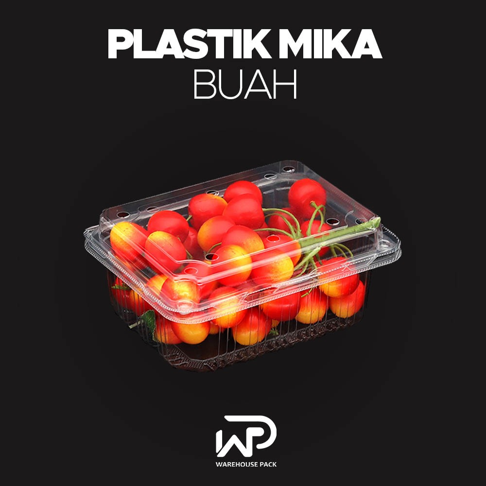 Jual Plastik Mika Wadah Sayur & Buah | Mika Box Buah 250 ML 500 ML ...