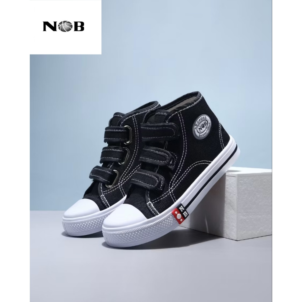 Jual NOB Sepatu Sekolah Anak TK Dan SD Model Tiga Perekat - GY505 ...