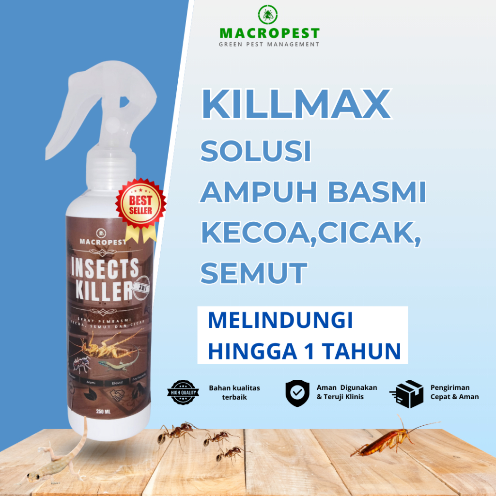 Jual Macropest | Insect Killer 250 ml | Pembasmi Kecoa,Semut,Cicak ...