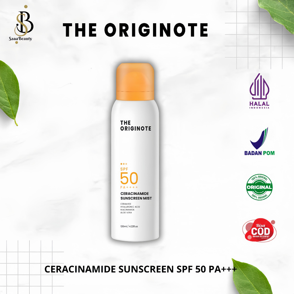Jual The Originote Ceracinamide Sunscreen Mist SPF 50 PA+++ - UV ...
