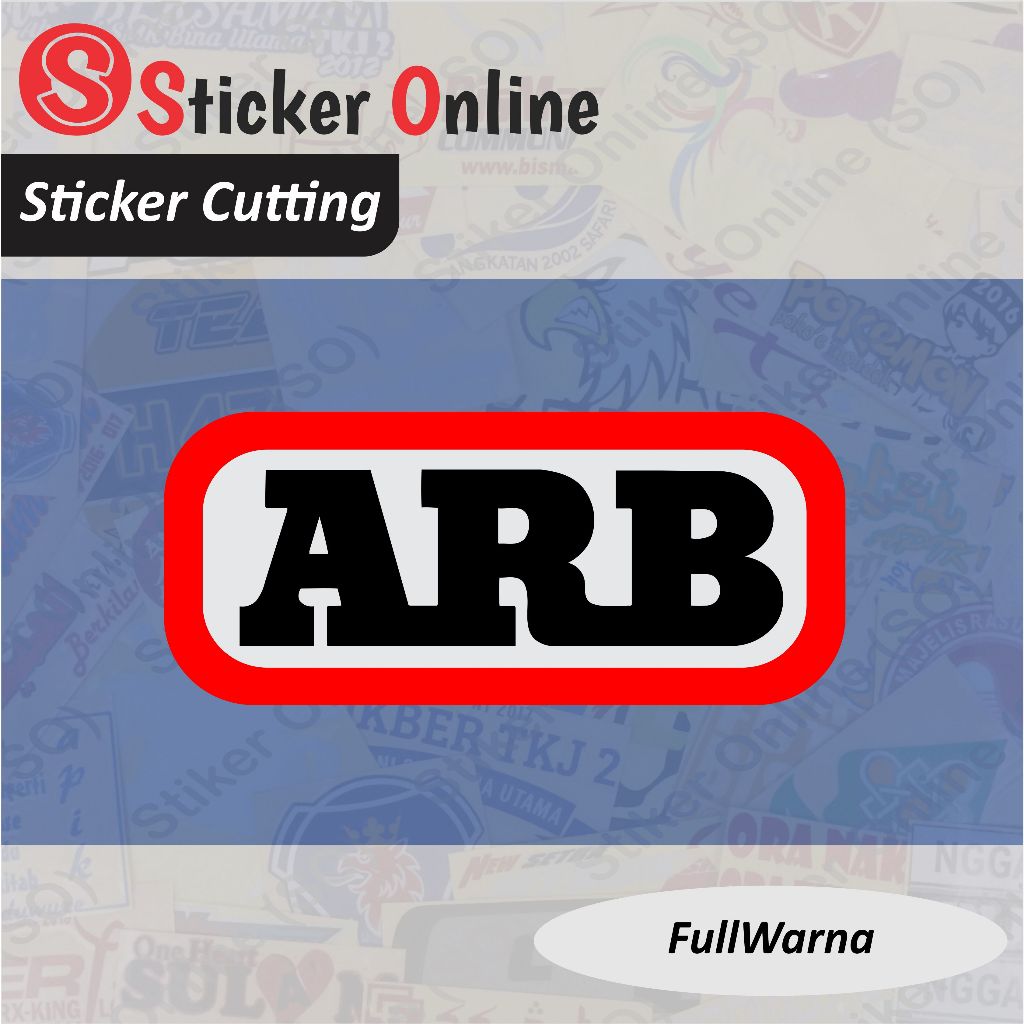 Jual Stiker Logo ARB | Sticker Cutting ARB Motor Mobil | Shopee Indonesia