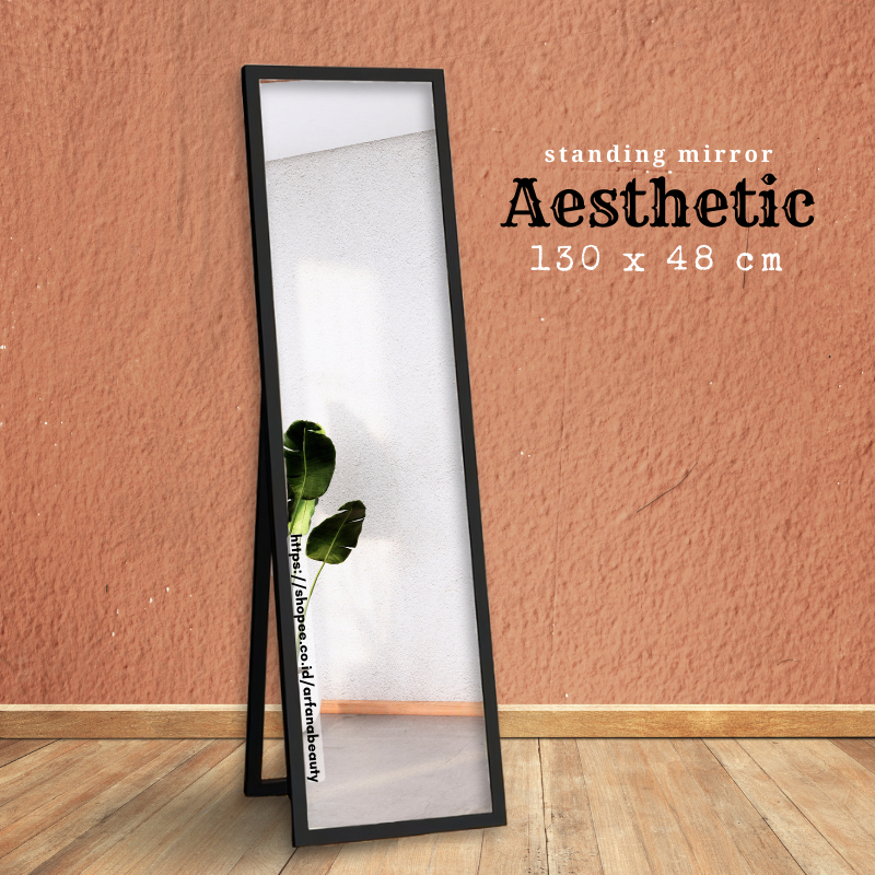 Jual Cermin Full Body Standing Mirror 127 x 39 Kaca Cermin Aesthetic ...