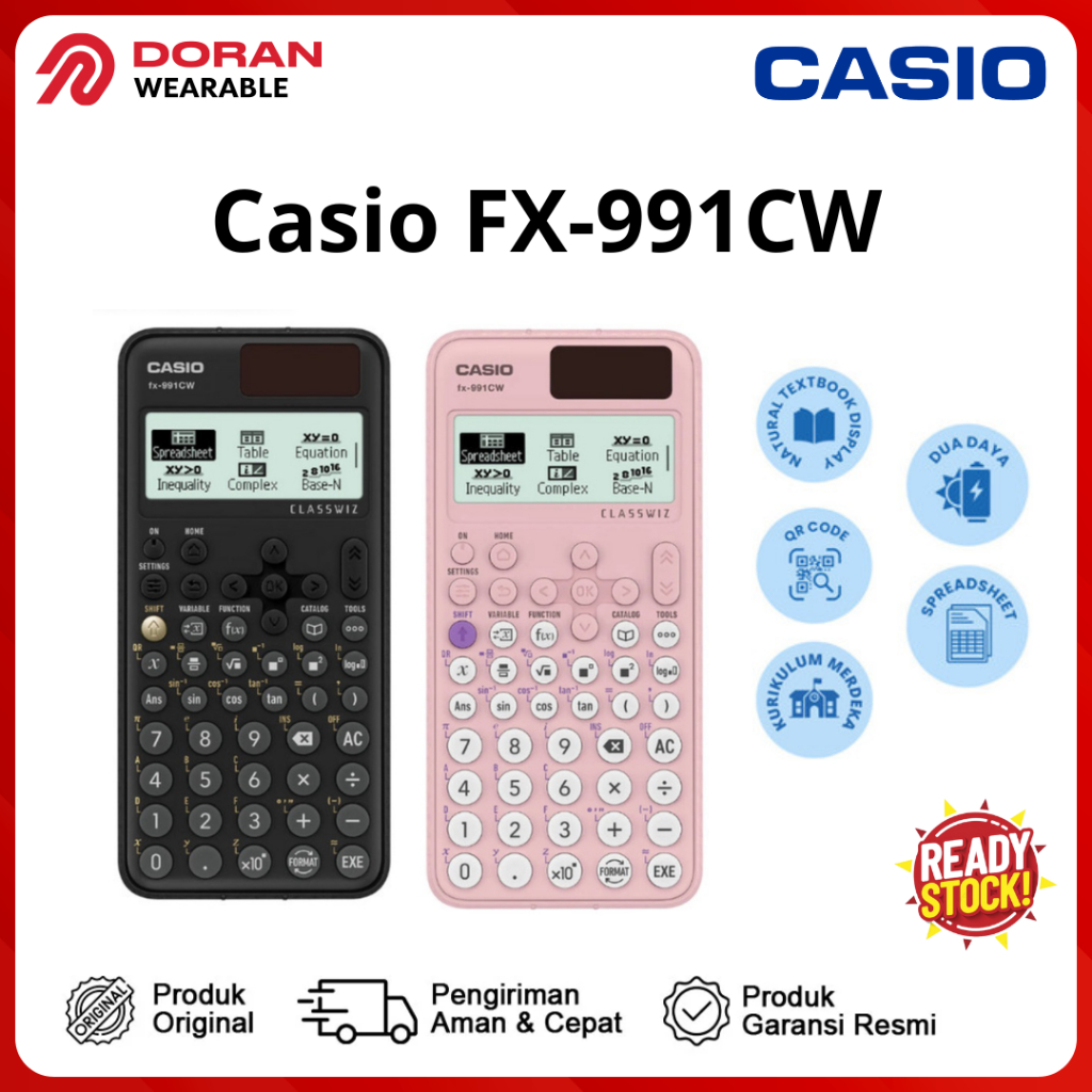 Jual Casio ClassWiz Model Scientific Calculator FX-991CW - Original ...