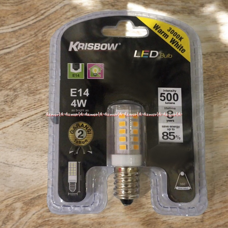 Jual Krisbow LED E14 4watt Build Lampu L E D Warm White LED Lampu ...
