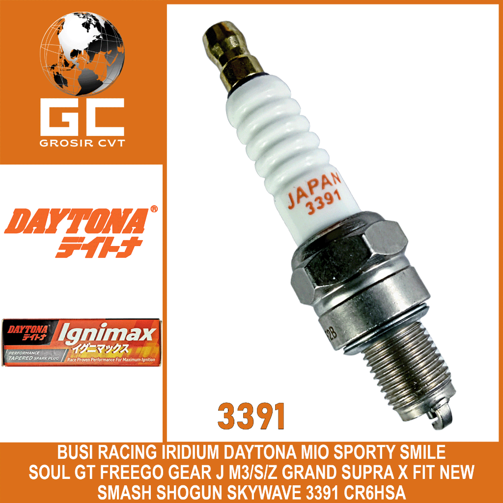 Jual Busi Racing Mio Sporty Smile Grand Supra X Lama Fit New Jupiter Z ...