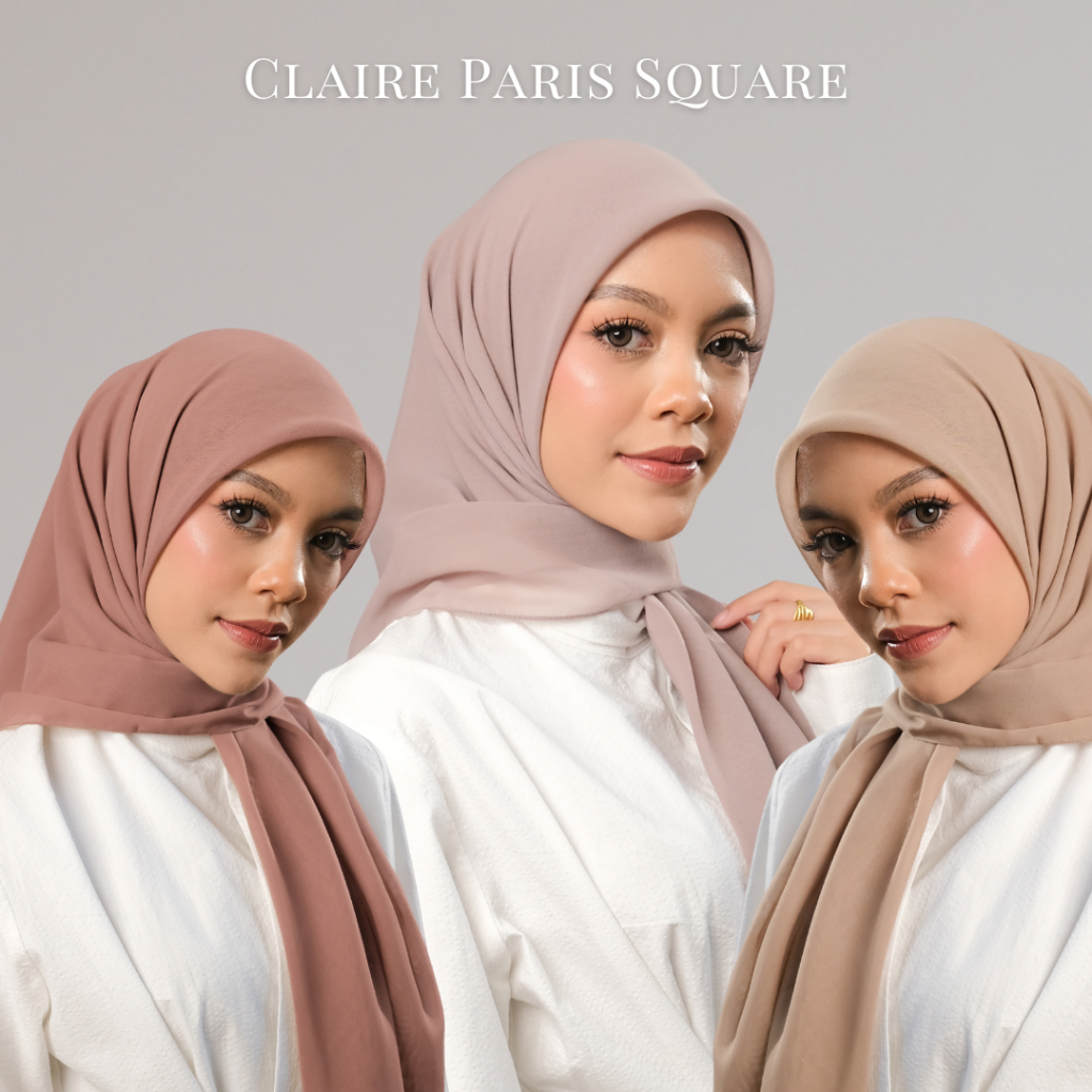 Jual Tantri Namirah Official - Claire Square Hijab Paris | Hijab Segi Empat Paris Jepang Premium ...
