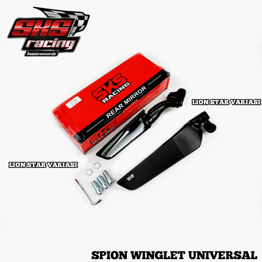 Jual Spion Winglet CNC Universal Nmax Beat Vario Mio Pcx Aerox Spion ...