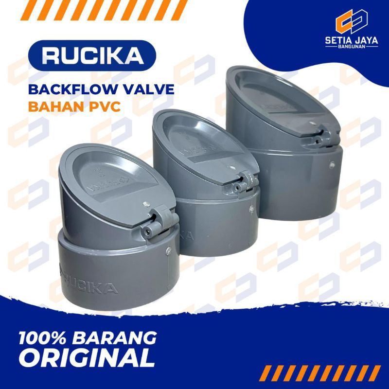 Jual Backflow / Penutup Pipa / Peralon Rucika PVC 3 / 4 / 6 Inch ...