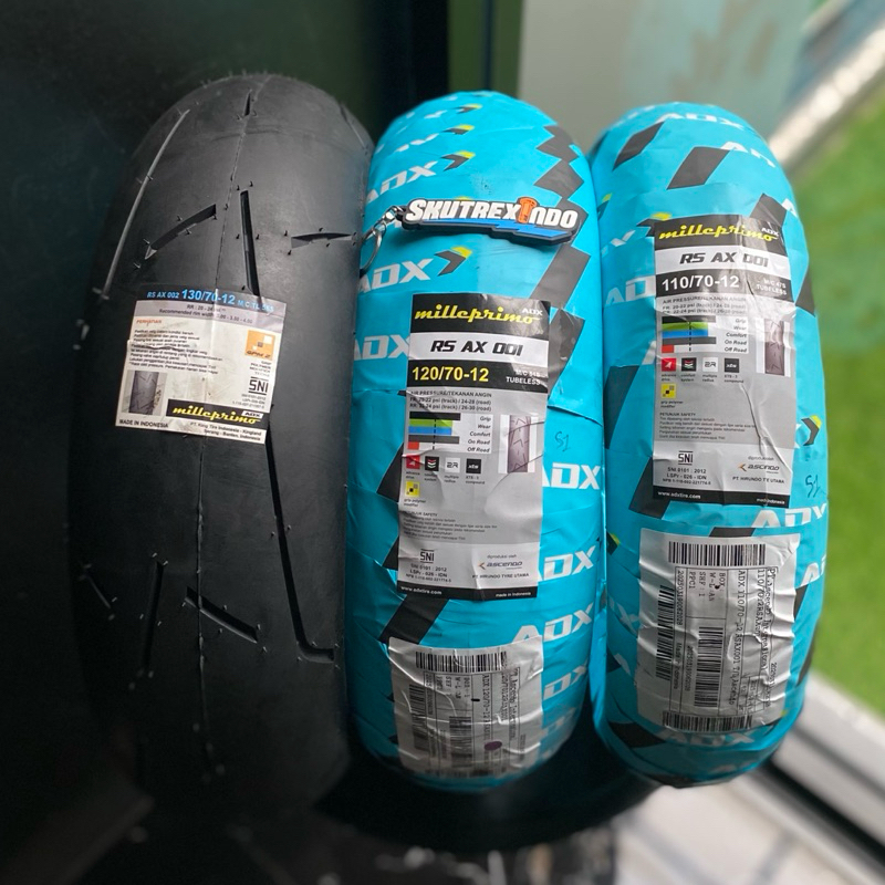 Jual BAN ADX MILLEPRIMO 110/70-12,120/70-12,130/70-12 | Shopee Indonesia