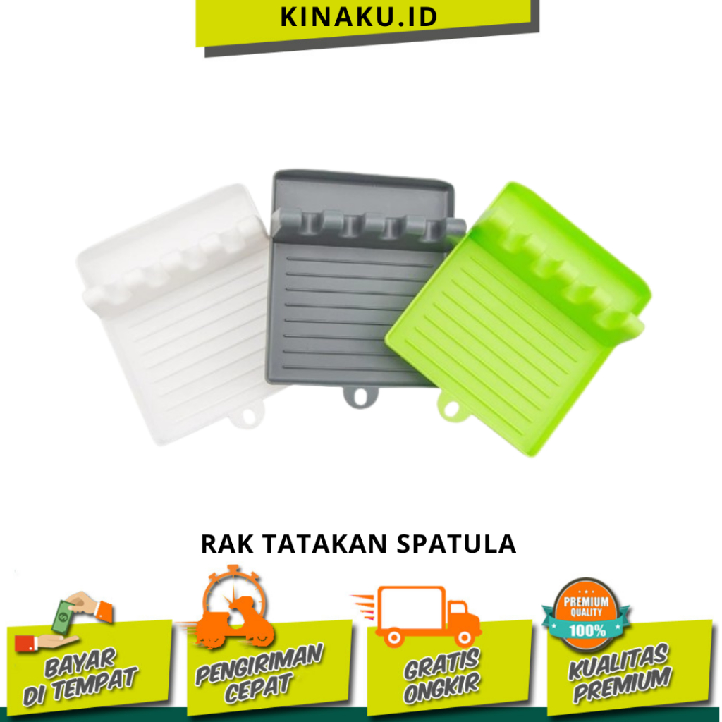 Jual Tatakan Sendok Spatula Rak Spatula Sutil Tempat tutup panci sendok ...