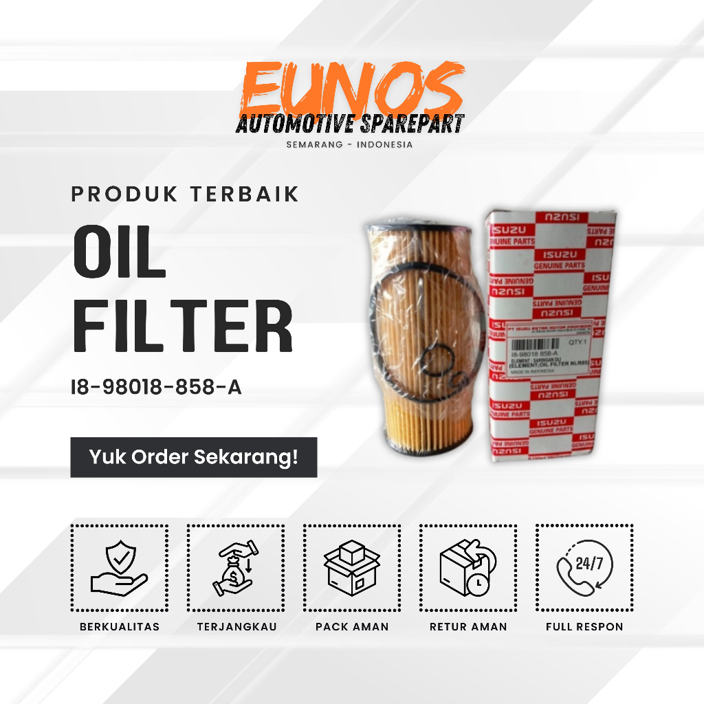 Jual OIL FILTER SARINGAN OLI ISUZU ELF NLR85 NMR82 EURO 4 ASLI !! PN ...