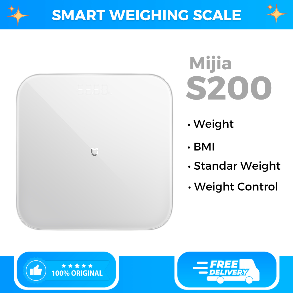 Jual Mijia Scale S200 Body Composition Scale Timbangan Badan 4 ...