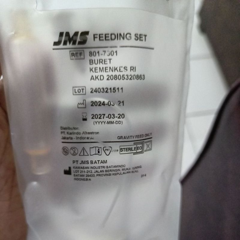Jual JMS Feeding Set Buret 100ml | Shopee Indonesia