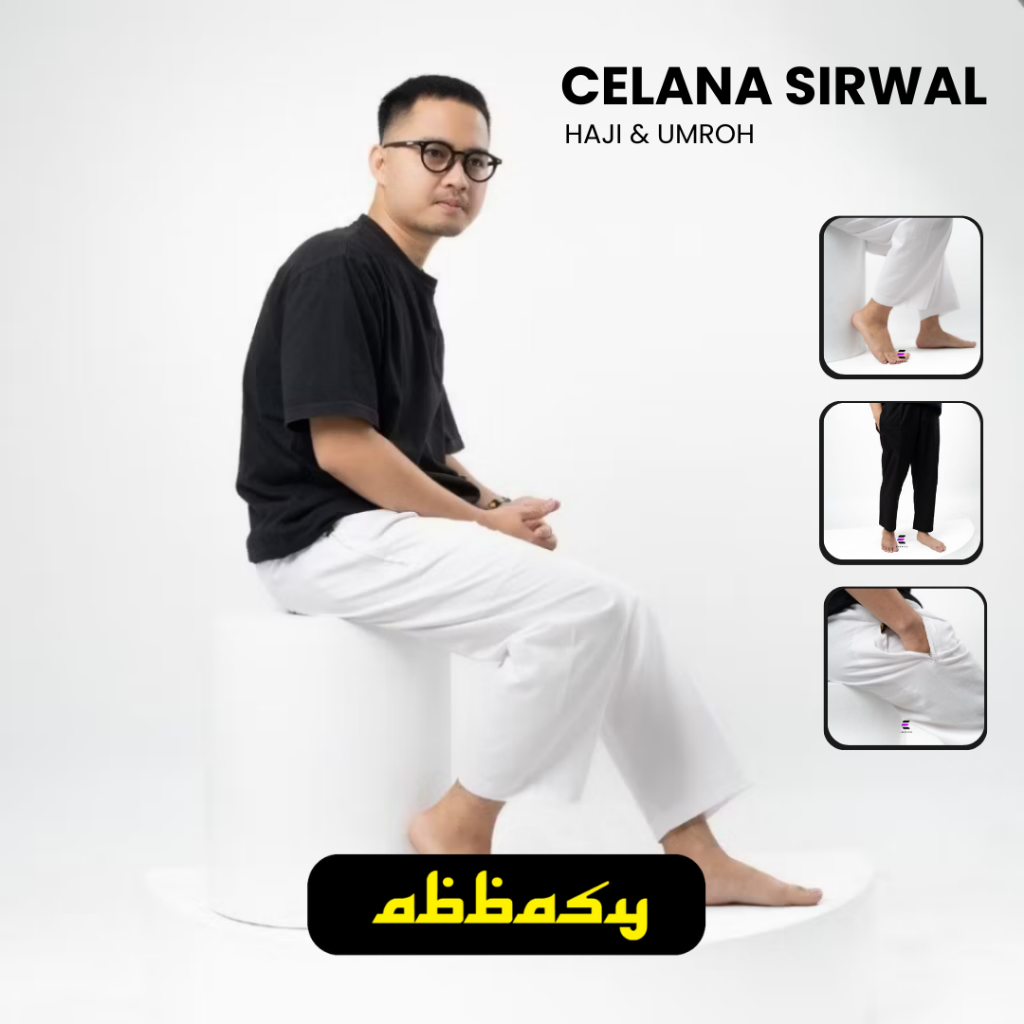 Jual Abassy Haji -Celana Sirwal Putih Perlengkapan Haji dan Umroh ...