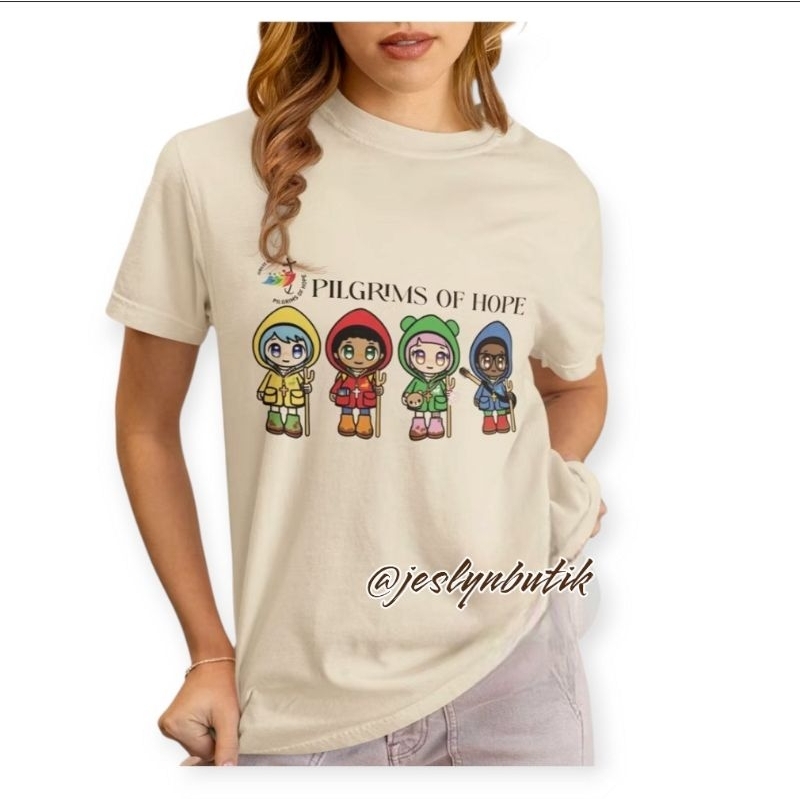 Jual KAOS LUCE JUBILEE YEAR 2025 TAHUN TSHIRT PILGRIMS OF HOPE YUBELIUM ...